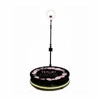 China Portable Ipad Photo Booth Wedding lightweight 360 Rotating Video Booth for sale