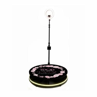 China Portable Ipad Photo Booth Wedding lightweight 360 Rotating Video Booth for sale
