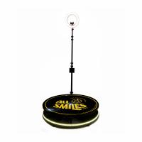 China Customized 360 Video Photo Booth Equipment Rotating For Wedding for sale