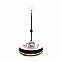 China Portable 360 Video Photo Booth Slow Motion Spinning Selfie Booth for sale