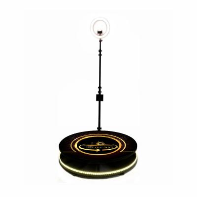 China Wireless 360 Video Photo Booth Selfie Platform Portable Automatic Rotating for sale