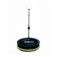China Wireless 360 Video Photo Booth Selfie Platform Portable Automatic Rotating for sale
