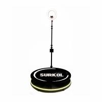 China Remote Control 360 Video Photo Booth Spinner Rotating With LED light for sale