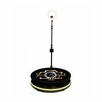 China 360 Spinning Video Booth Selfie Camera Automatic Rotating Photo Platform for sale