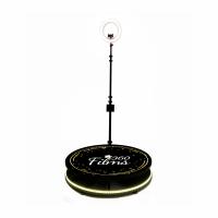 China Spin Camera 360 Degree Photo Booth Automatic rotating with atmosphere light for sale