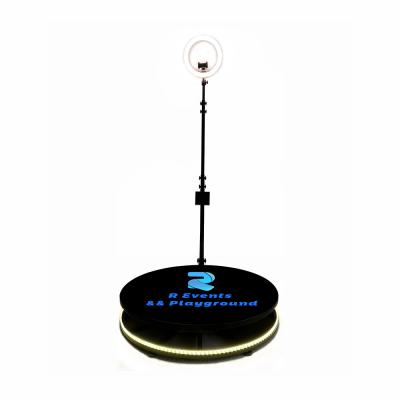 China Camera Video Automatic Spin 360 Photo Booth Remote Control Ring Light For Parties for sale