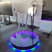 China LED Photo Booth 360 Spin Video Slow Motion Free Logo With RGB Light for sale