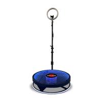 China Spinning Portable LED 360 Photo Booth Rotating Glass Logo For Party for sale