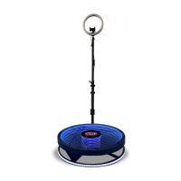 China 100cm 115cm 360 Photo Booth Stand LED Slow Motion Video Booth Wedding for sale