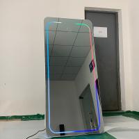 China Explosion Proof Foldable Selfie Station Photo Booth LED Frame For Birthday Party for sale