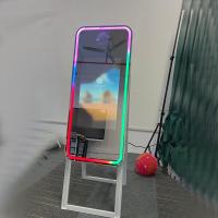 China 65 Inch Selfie Mirror Photo Booth Big Screen white Color For Rent for sale