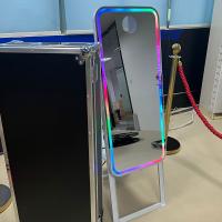 China Foldable Magic Mirror Photobooth LED Frame 40 Inch For Weddings for sale