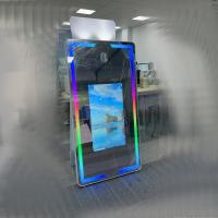 China Smart Indoor Touch Screen Photo Booth Digital Signage Magic Mirror Photo Booths for sale
