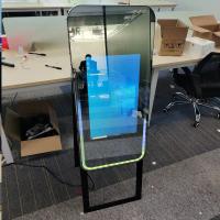 China Event Wedding Magic Mirror Photobooth Selfie Kiosk 65 inch black Color for sale