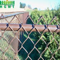 China Black PVC Coating Chain Link Fence Roll 6ft 7ft 8ft for sale