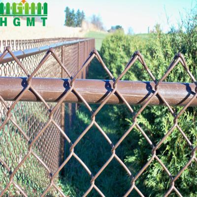 China Black PVC Coating Chain Link Fence Roll 6ft 7ft 8ft for sale