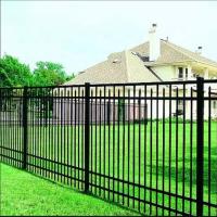 China Metal Galvanized Picket Wrought Iron Fence Modern for sale