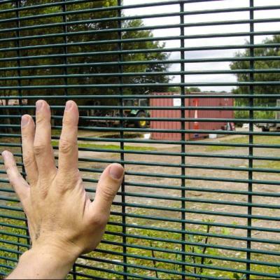 China Customized Galvanized Security 358 Fence Panel Commercial Metal Anti Climb for sale