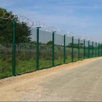 China Small Hole Welded Wire Mesh 358 Anti Climb Fence Heavy Gauge for sale