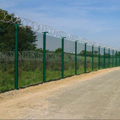 China Small Hole Welded Wire Mesh 358 Anti Climb Fence Heavy Gauge for sale