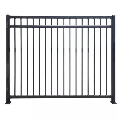 China Steel Tubular Galvanized Wrought Iron Fence For Garden for sale