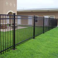China Metal Steel Galvanized Picket Wrought Iron Fencing Tubular for sale