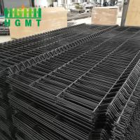China Galvanized Steel RAL6007 3d Bending V Beam Security Fencing  Pvc Coated for sale