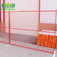 China 6ft Temporary Construction Fence Panels Powder Coated for sale