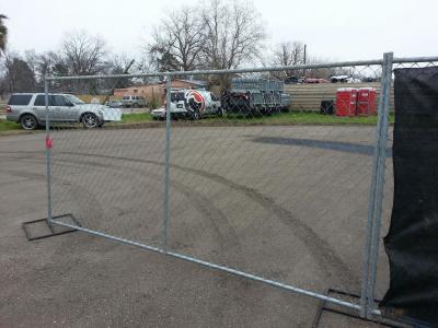 China Galvanized Residential Temp Fence Panels 6x12 Removable For Storage for sale
