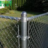 China Manual Panels PVC Green Chain Link Fencing 50x50mm for sale