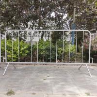 China Iso 9001 Physical Metal Crowd Control Barriers Road Safety Fence for sale