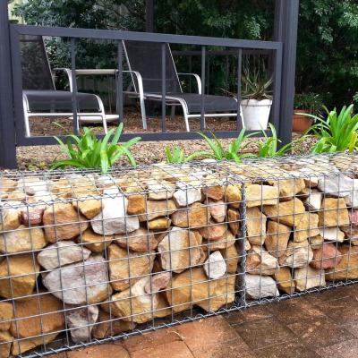 China Durable Stainless Steel Gabion Wire Mesh 1.8mx0.5mx2m Pvc Coated for sale