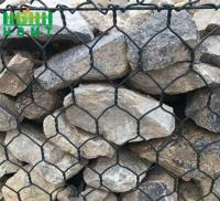 China 80x100mm Hole Hexagonal Gabion Hot Dip Galvanized Pvc Plastic Coated for sale
