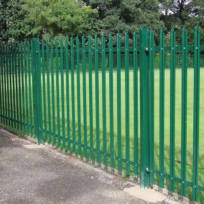 China Powder Coated Galvanized Welded Wire Mesh Fence Security Palisade 1800mm High for sale