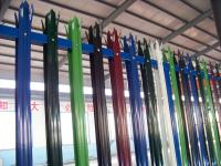 China 1800mm Height Galvanised Palisade Fencing 2750mm Width D Type Pale for sale