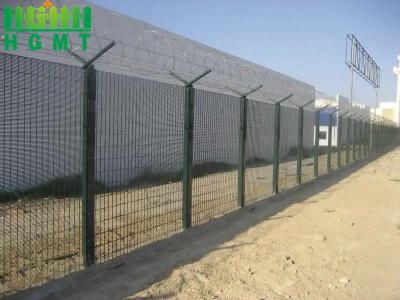 China Powder Coated Clearview 358 Mesh Fence 8 Gauge for sale