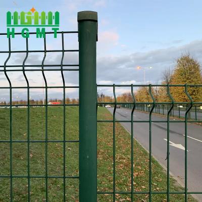 China Triangle Panel 3d Curved Wire Mesh Fence 1.53m For Garden Use for sale