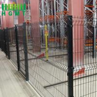 China Galvanized 50x150mm Iron Wire Mesh Fence Woodland Protection 3d Bending Panel for sale