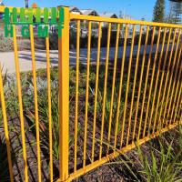 China Iso9001 Tubular Steel Fence Garden Picket Top Durable for sale