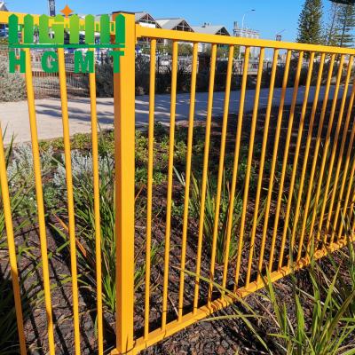China Iso9001 Tubular Steel Fence Garden Picket Top Durable for sale