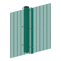 China Clear View PVC coating 358 High Security Perimeter Mesh anti-climb fence for sale