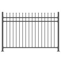 China Factory Price Metal Fence Privacy Galvanized Steel Fence Panel for sale