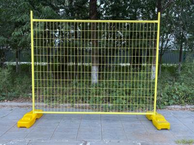 China Movable 6ft 8ft Galvanized Wire Mesh Black Chain Link Temporary Fence Panel for sale