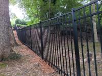 China Clean Easy‑Wipe Tubular Steel Fence For Dusty Environment for sale