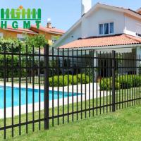 China Clean Easy‑Wipe Tubular Steel Fence For Dusty Environment for sale