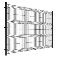 China High Quality Outdoor Galvanized Steel Metal Pvc Coated 3d V Bending Welded Wire Mesh Garden Panel Fence for sale