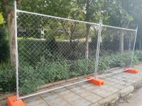 China Pvc Coated Powder Coated Temporary Fence Panel Hot Dipped Galvanized Movable Metal for sale