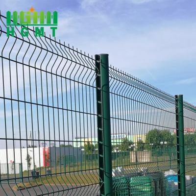 China Home Outdoor 3d Curved Welded Wire V Mesh Security Fencing for sale