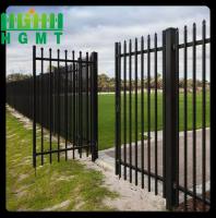 China Simple Maintenance Tubular Steel Fence For Busy Sites for sale