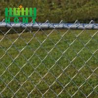 China Factory Sustainable Direct American Market Cyclone Wire Garden PVC Coated 7ft Tall Chain Link Fencing for sale